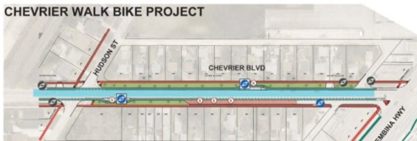 Chevrier Buffered Bike Lanes – Bike Winnipeg